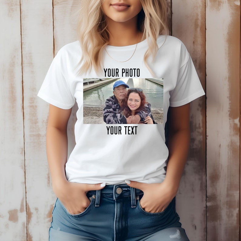 Custom Photo Shirt, Custom T-shirt, Custom Picture Shirt, Personalized ...