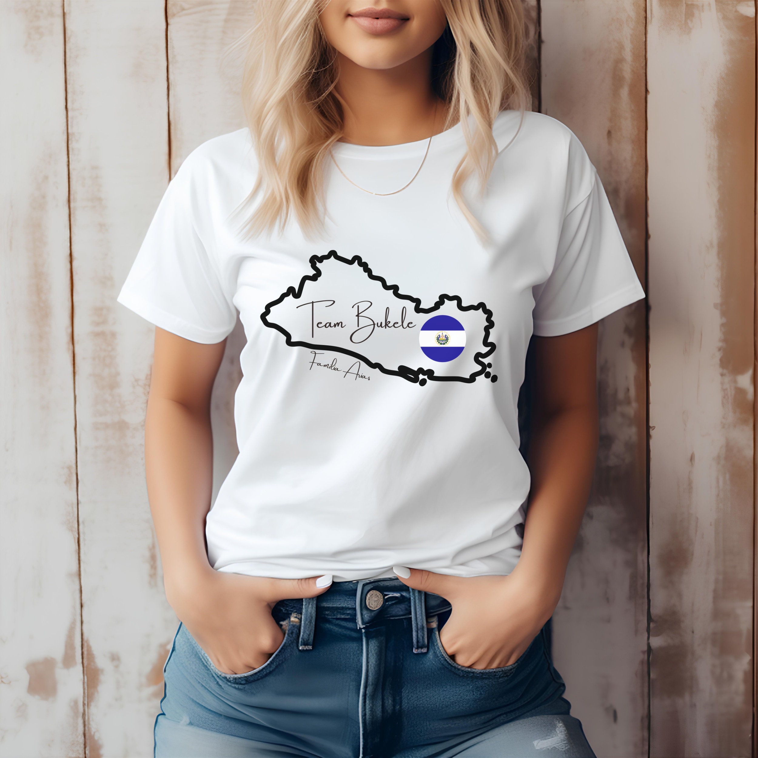 Camisa De Bukele Personalizada, Personalized Bukele T-shirt, T-shirt ...