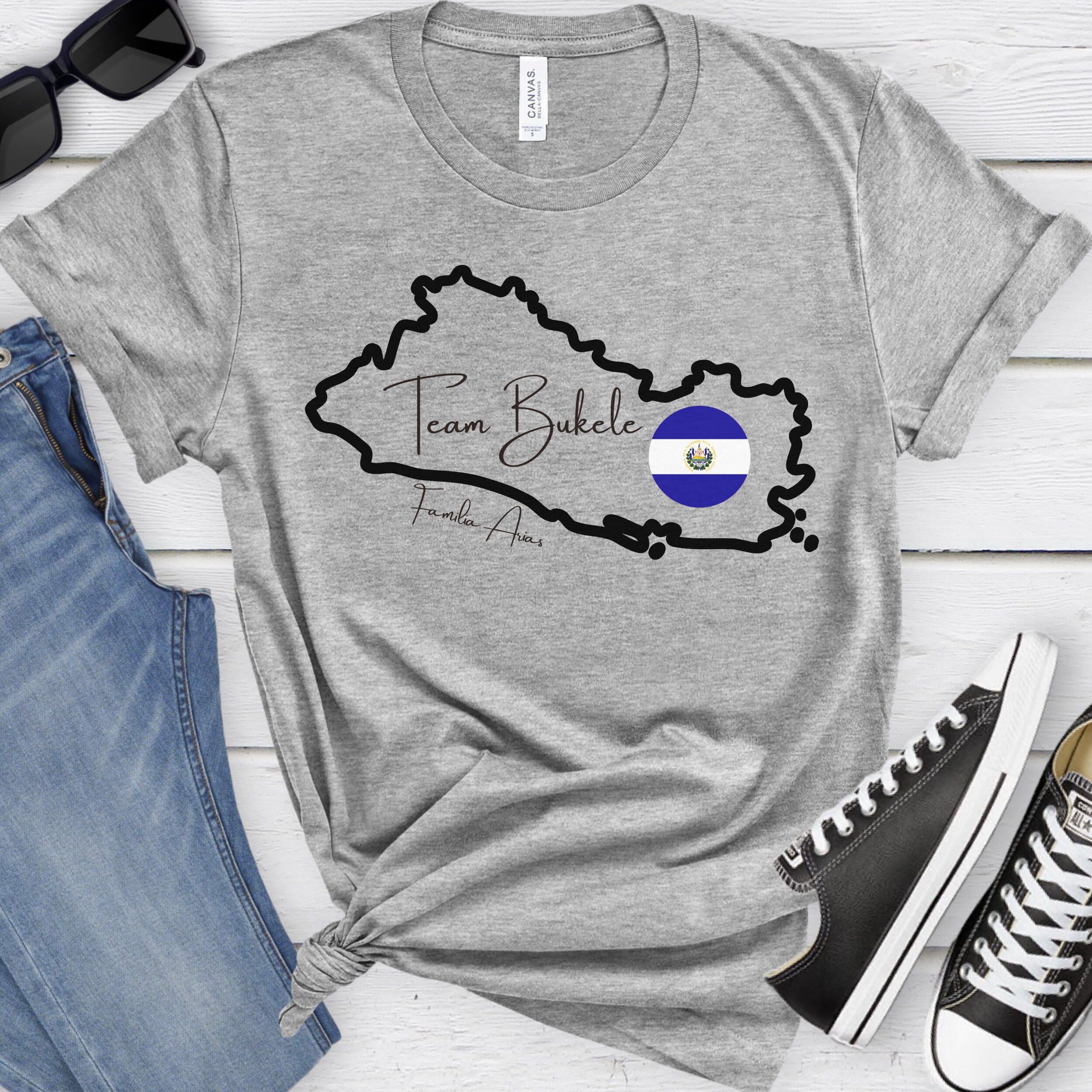 Camisa De Bukele Personalizada, Personalized Bukele T-shirt, T-shirt ...