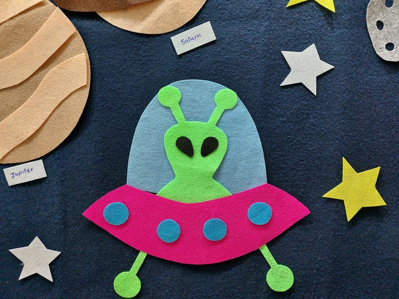 Solar System Feltactivity for Kids / Montessori Activity /outer Space ...