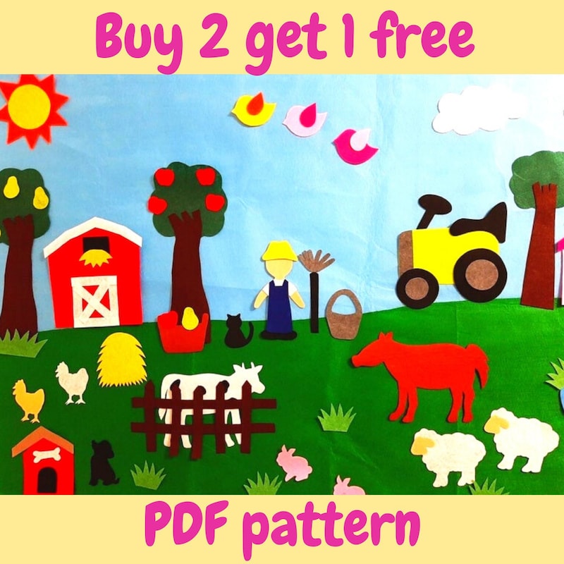 Farm Felt Board - Etsy