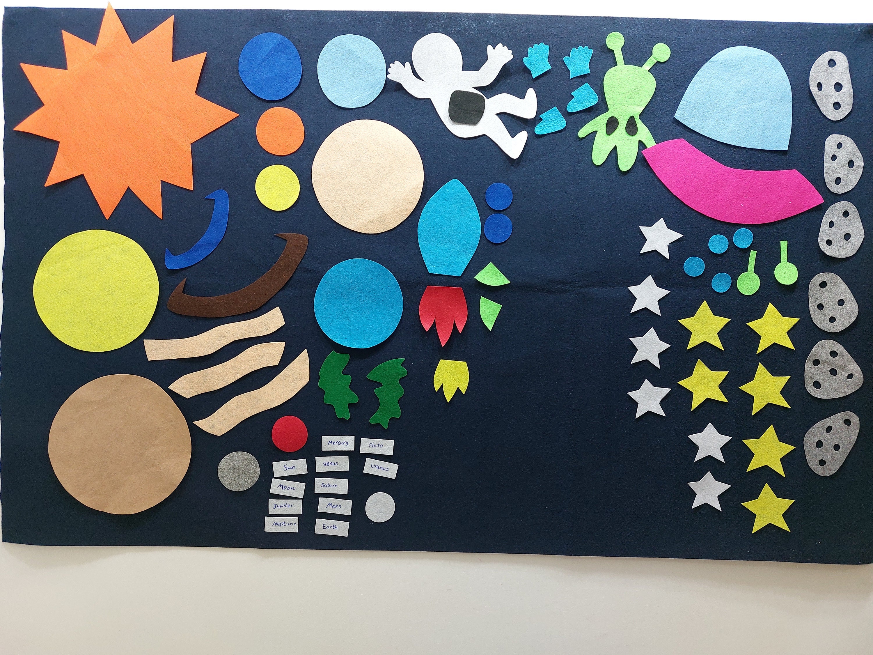 Solar System Feltactivity for Kids / Montessori Activity /outer Space ...