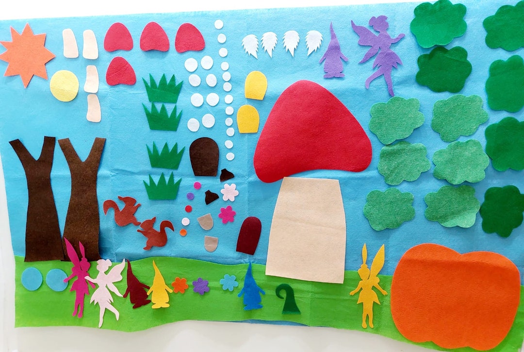 Fairy Forest Felt Activity for Kids / Montessori Activity / Gift for ...