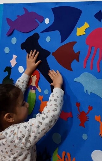 Under the Sea Felt Board Pdf Printable Pattern , Ocean Creatures ...