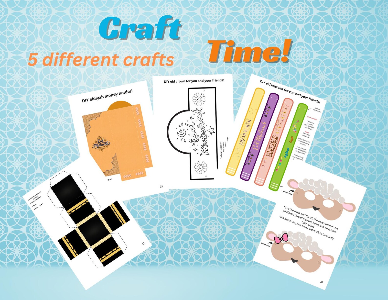 Eid Ul Adha Activity Sheets for Muslim Kids / Printable Busy Book ...