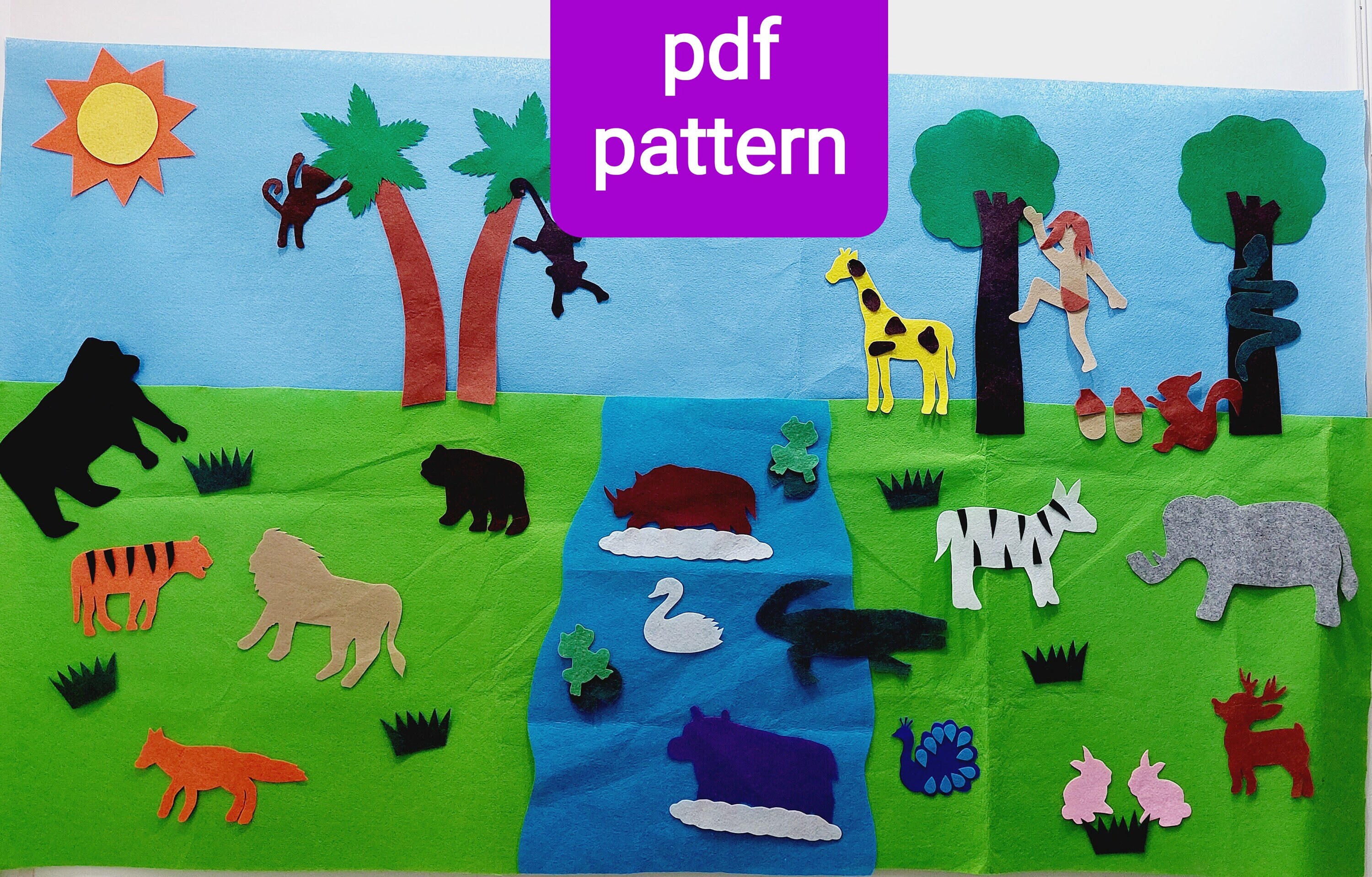 Pattern for Zoo Animals // PDF Pattern Only // Instant Download // DIY ...