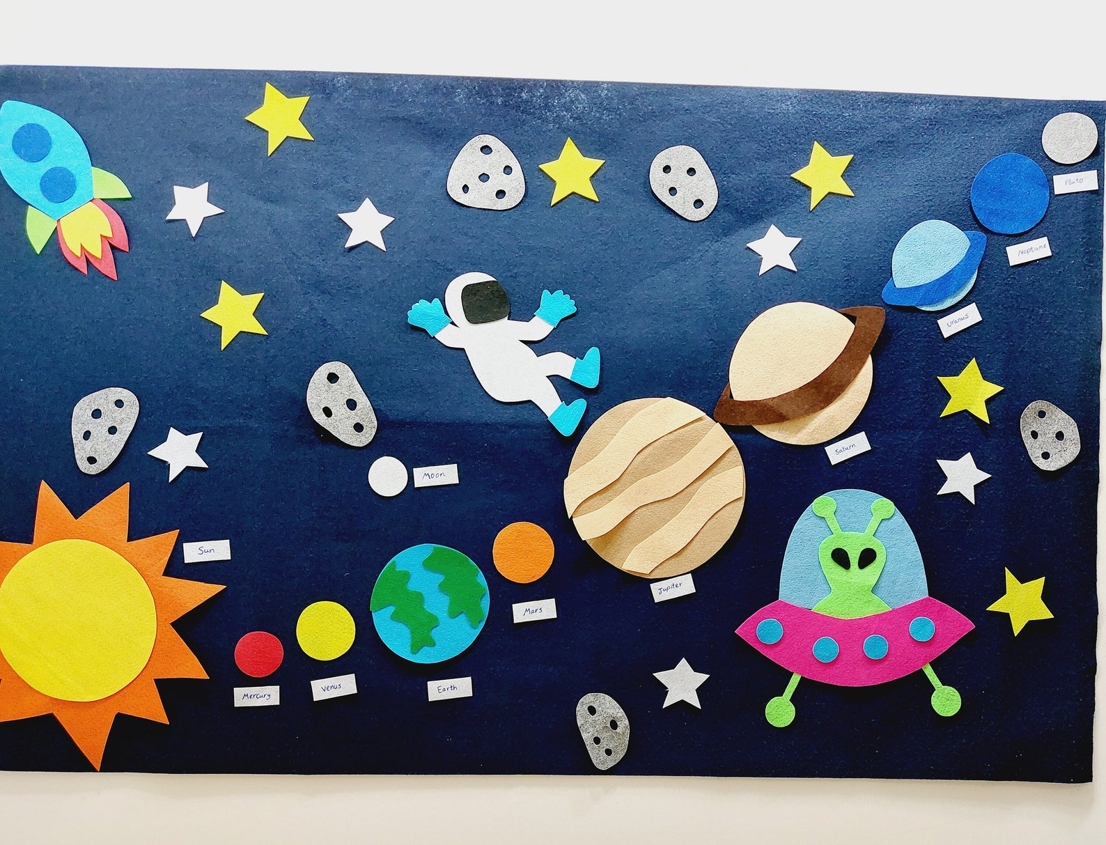 Solar System Feltactivity for Kids / Montessori Activity /outer Space ...