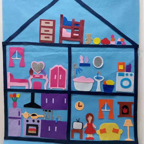 Felt Doll House - Etsy