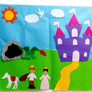 Princess Story Montessori Felt Activity for Kids / Kids Birthday Gift ...