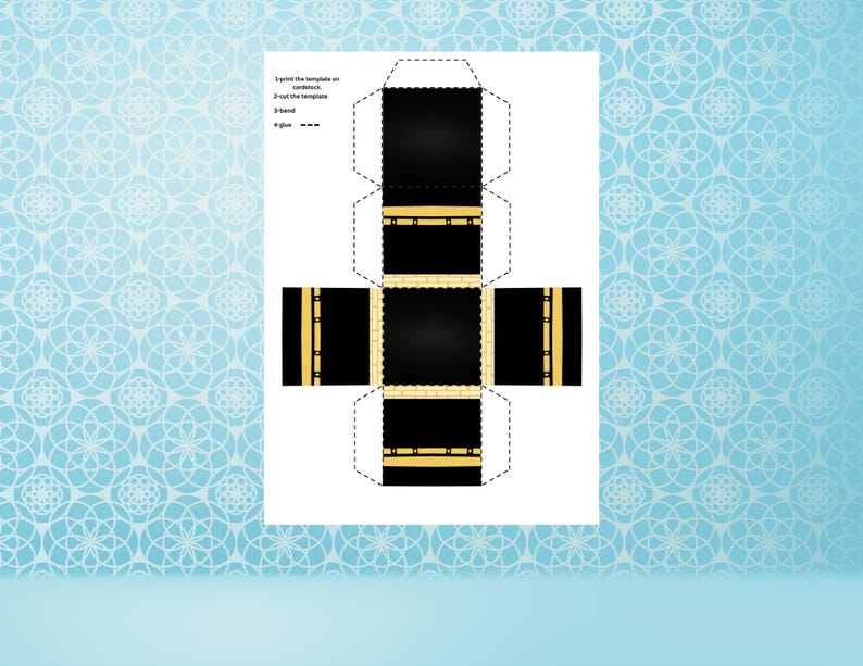 Eid Ul Adha Paper Craft Templates Fo Muslim Kids / Printable Activity ...