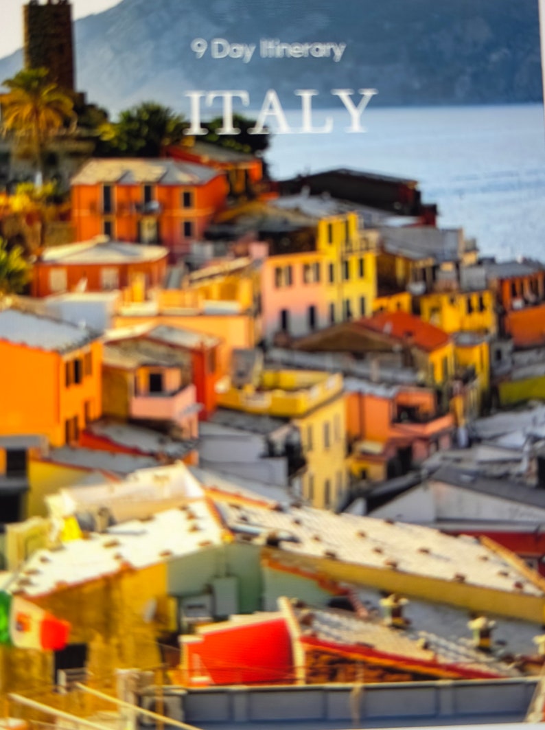 Italy Digital Travel Itinerary Customizable Template - Etsy
