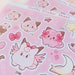 Cleffa Pink Friends Deco Sticker Sheet Cute Kawaii Aesthetic Nostalgia ...