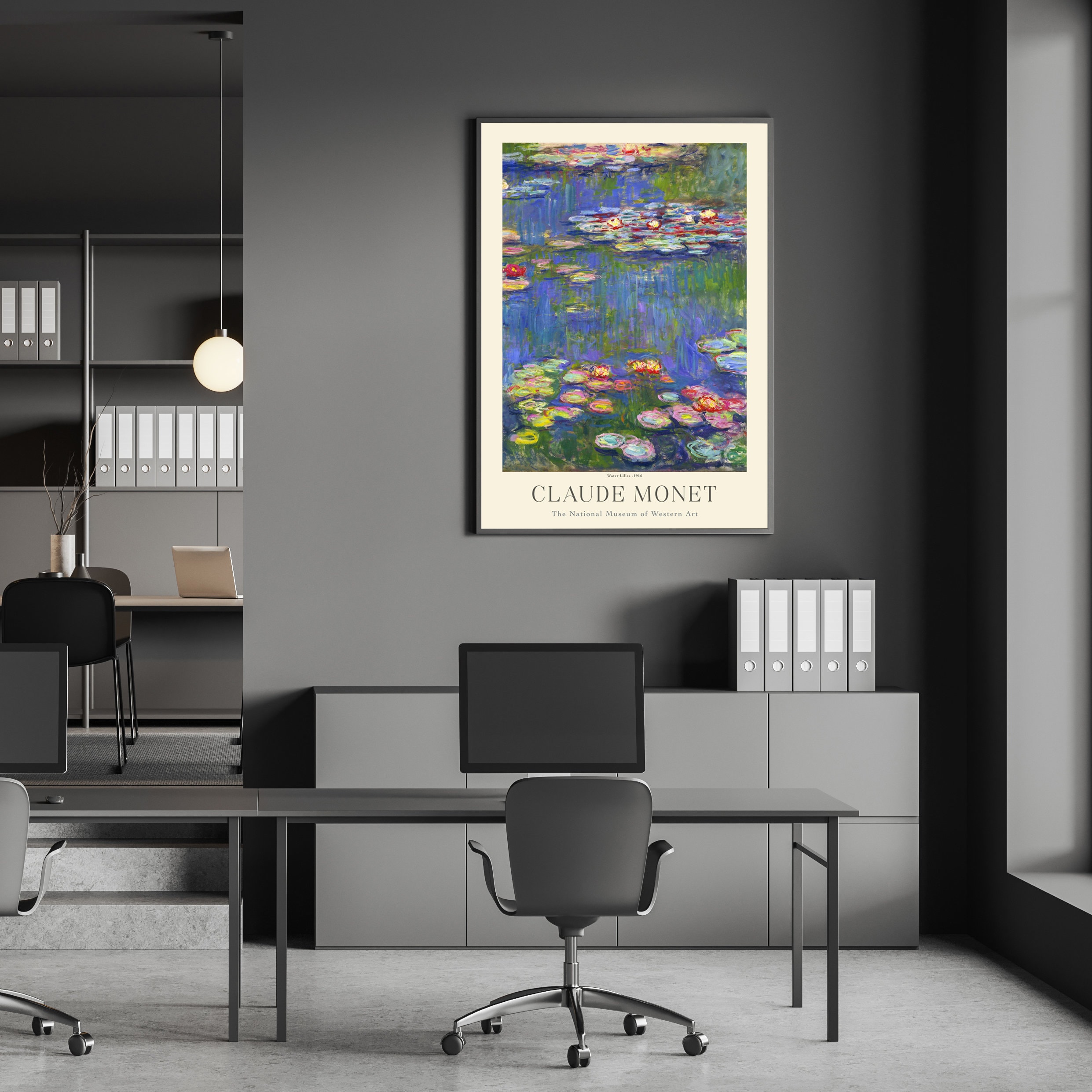 Digital Print, Claude Monet Art, Printable Wall Art, Water Lilies by ...