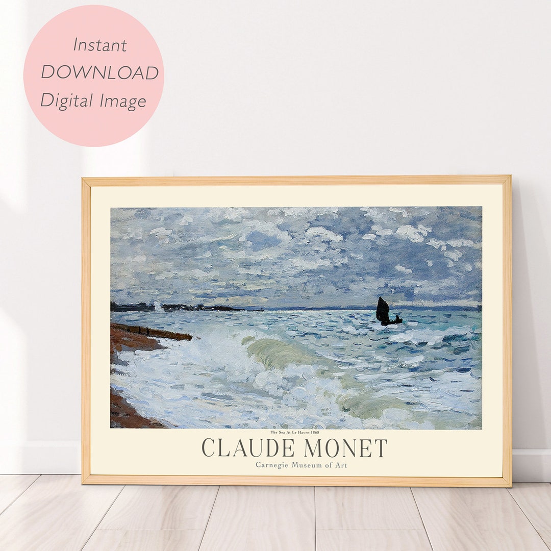 Digital Print, Claude Monet Art, Printable Wall Art, Claude Monet ...