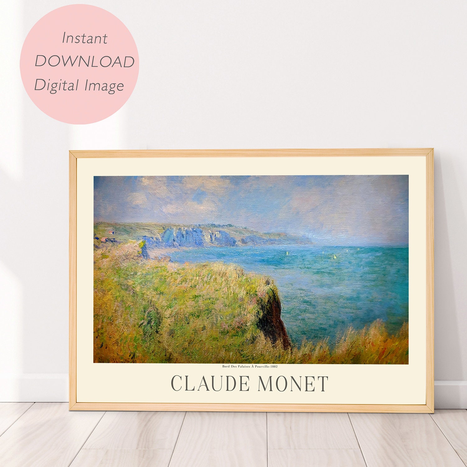 Digital Print, Claude Monet Art, Printable Wall Art, Claude Monet ...
