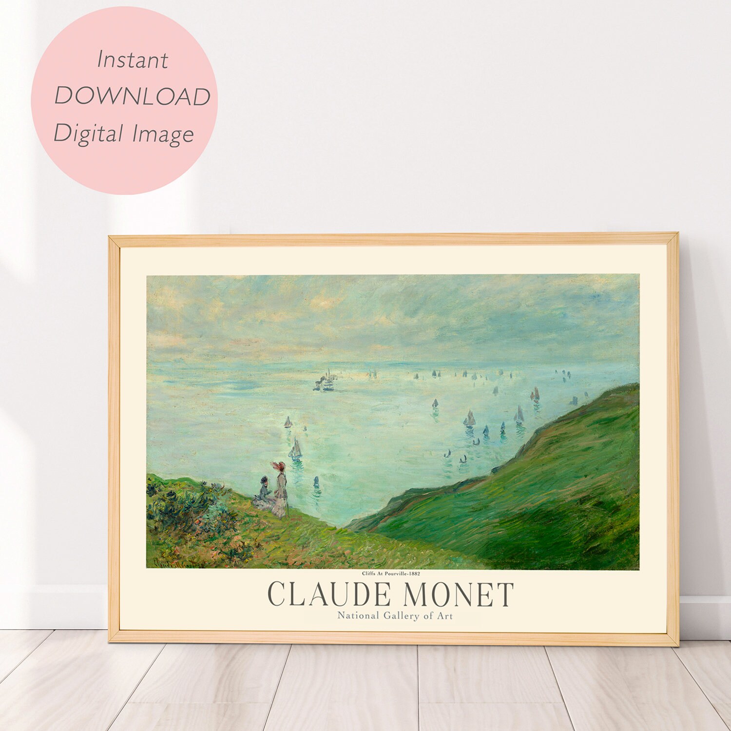 Digital Print, Claude Monet Art, Printable Wall Art, Claude Monet ...