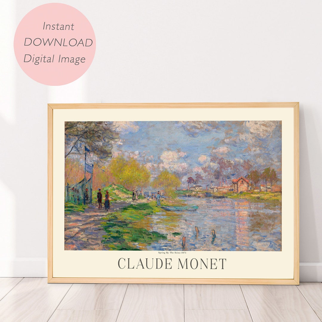 Digital Print, Claude Monet Art, Printable Wall Art, Claude Monet ...