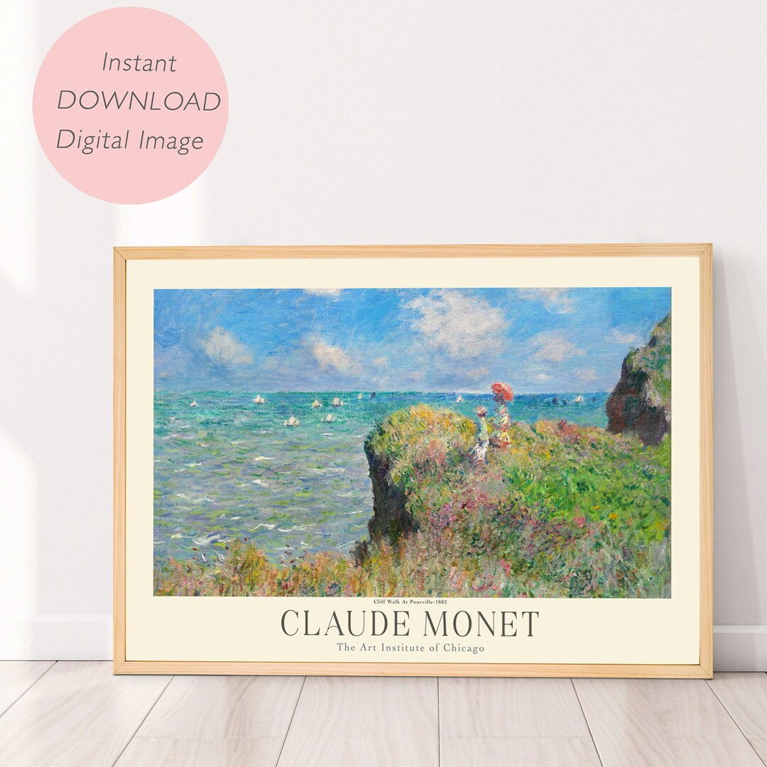 Digital Print, Claude Monet Art, Printable Wall Art, Claude Monet ...