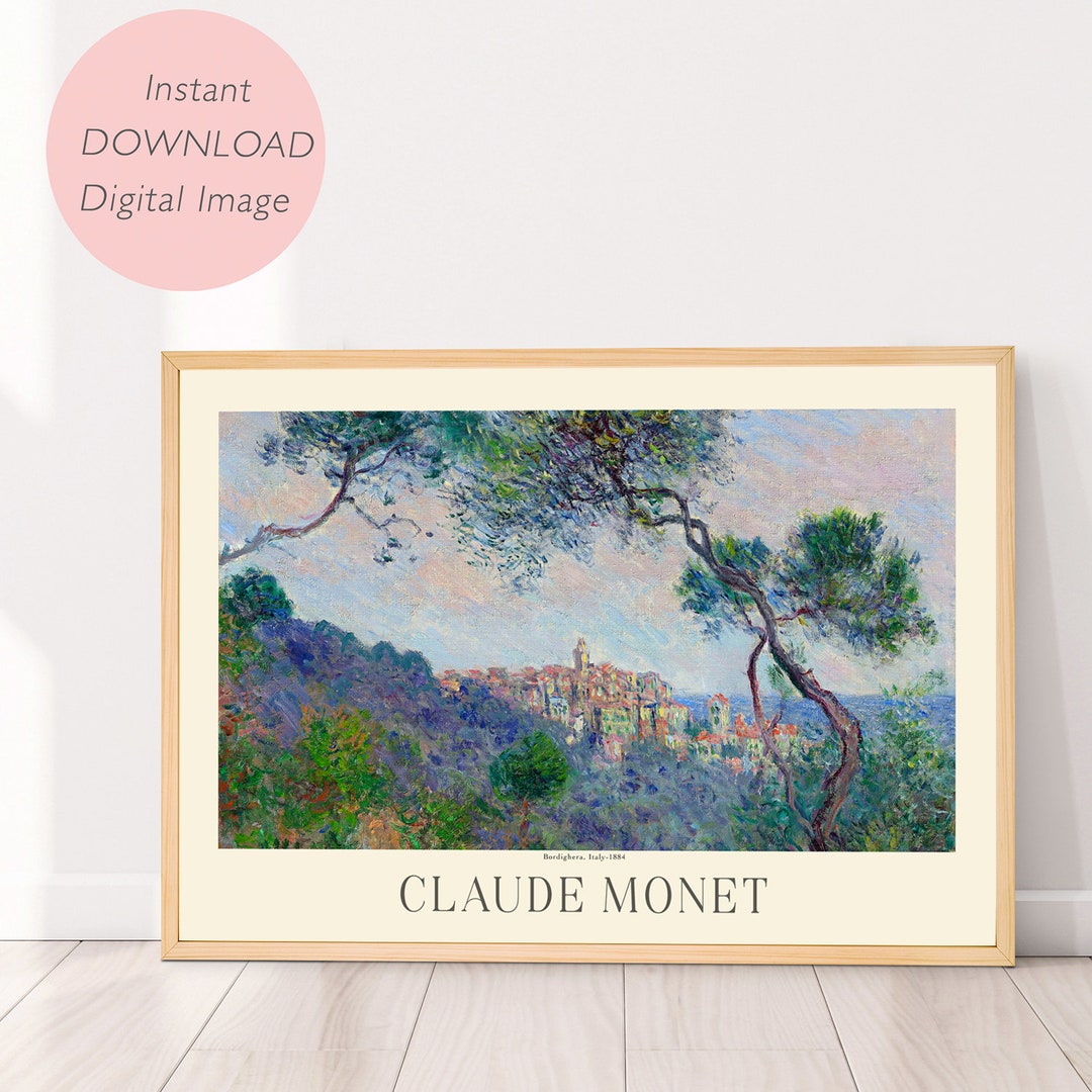 Digital Print, Claude Monet Art, Printable Wall Art, Claude Monet ...