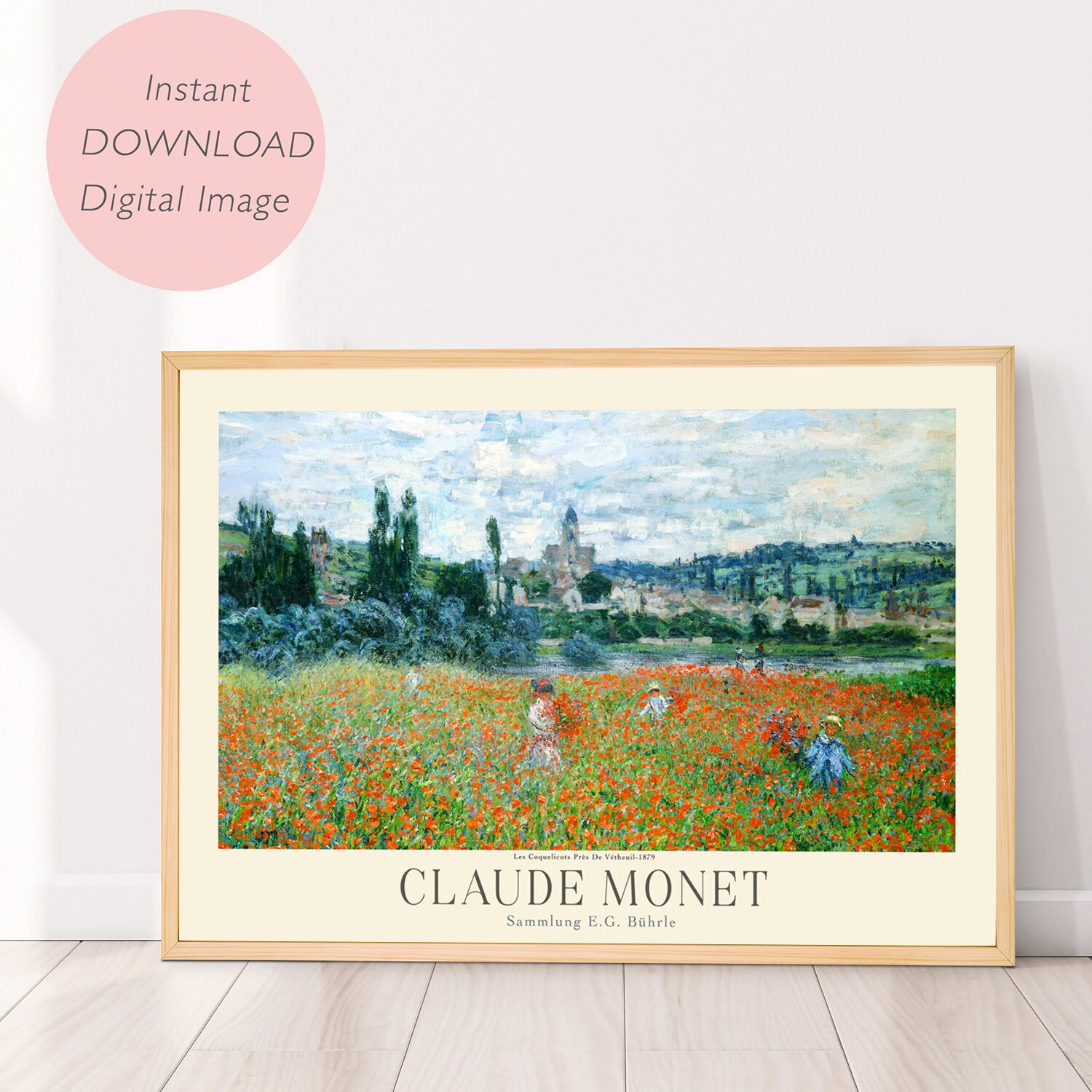 Digital Print, Claude Monet Art, Printable Wall Art, Claude Monet ...