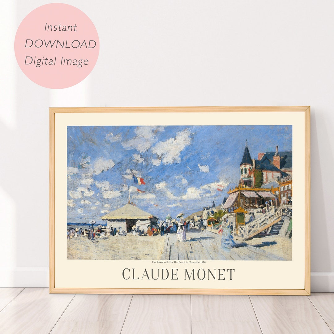 Digital Print, Claude Monet Art, Printable Wall Art, Claude Monet ...