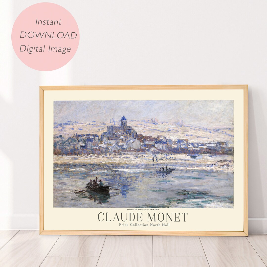 Digital Print, Claude Monet Art, Printable Wall Art, Claude Monet ...