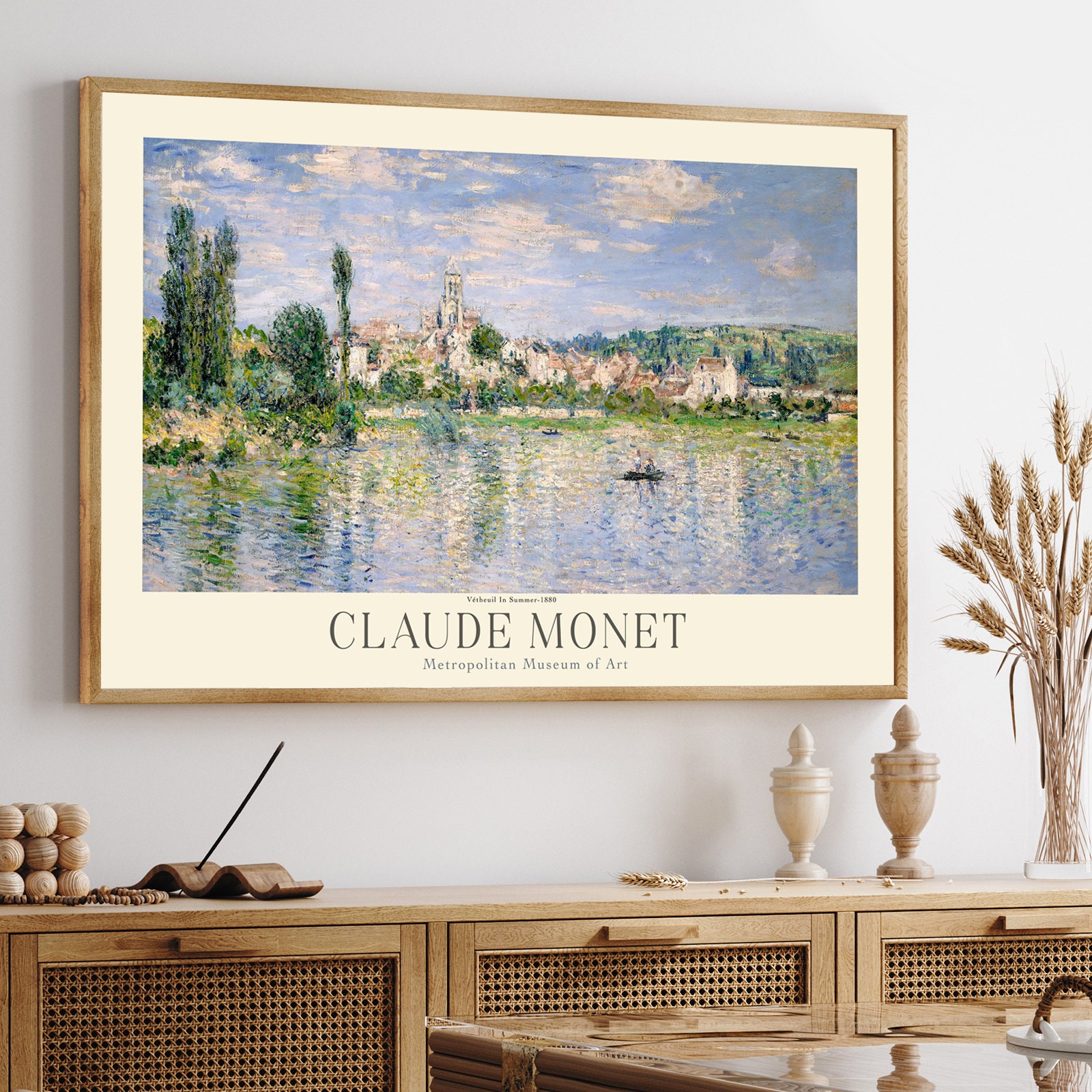 Digital Print, Claude Monet Art, Printable Wall Art, Claude Monet ...
