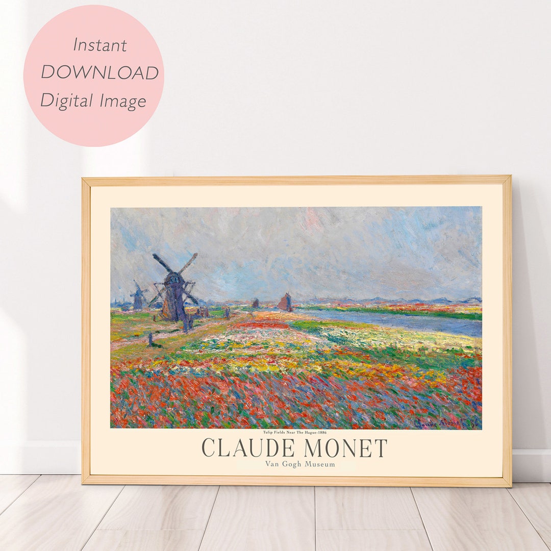 Digital Print, Claude Monet Art, Printable Wall Art, Claude Monet ...