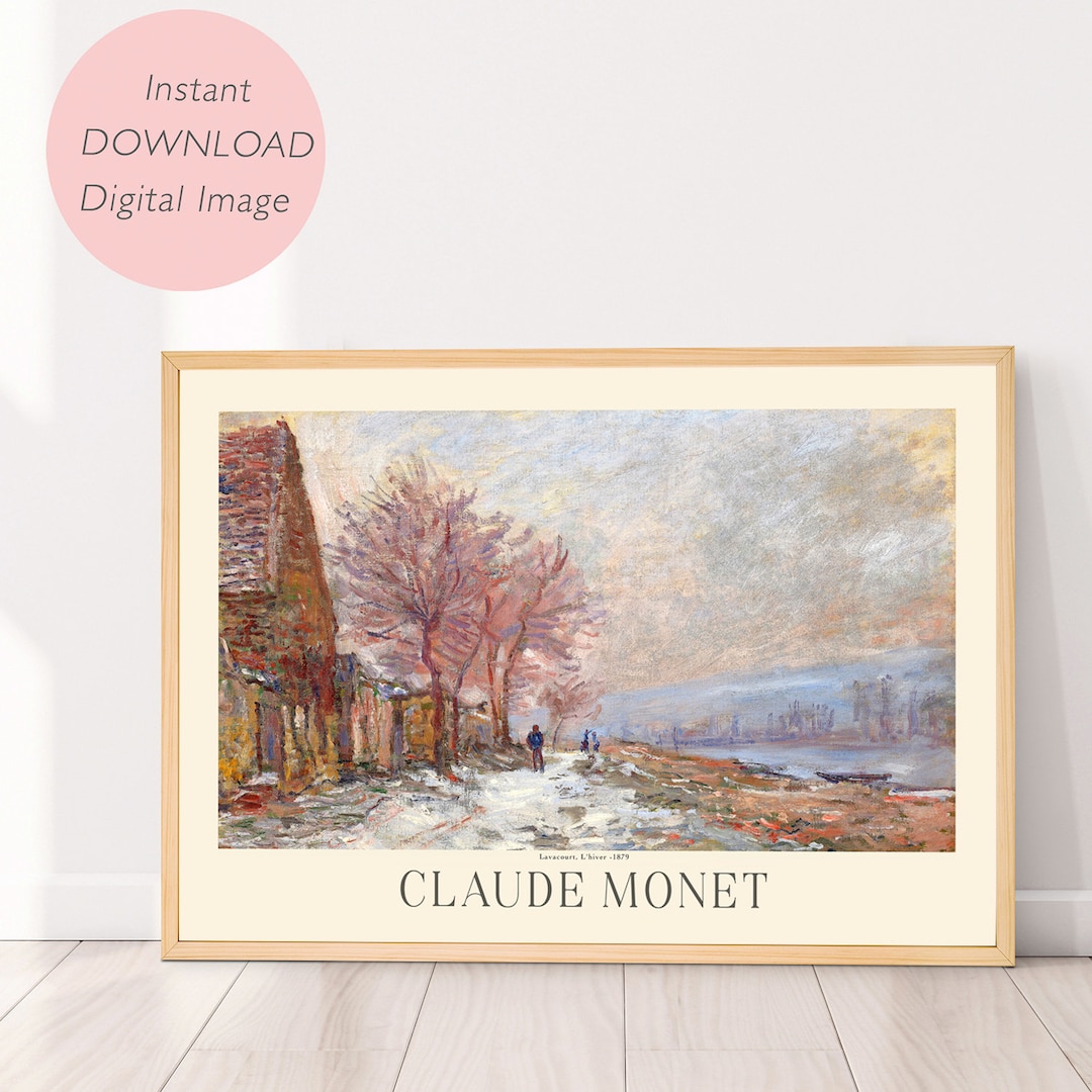 Digital Print, Claude Monet Art, Printable Wall Art, Claude Monet ...