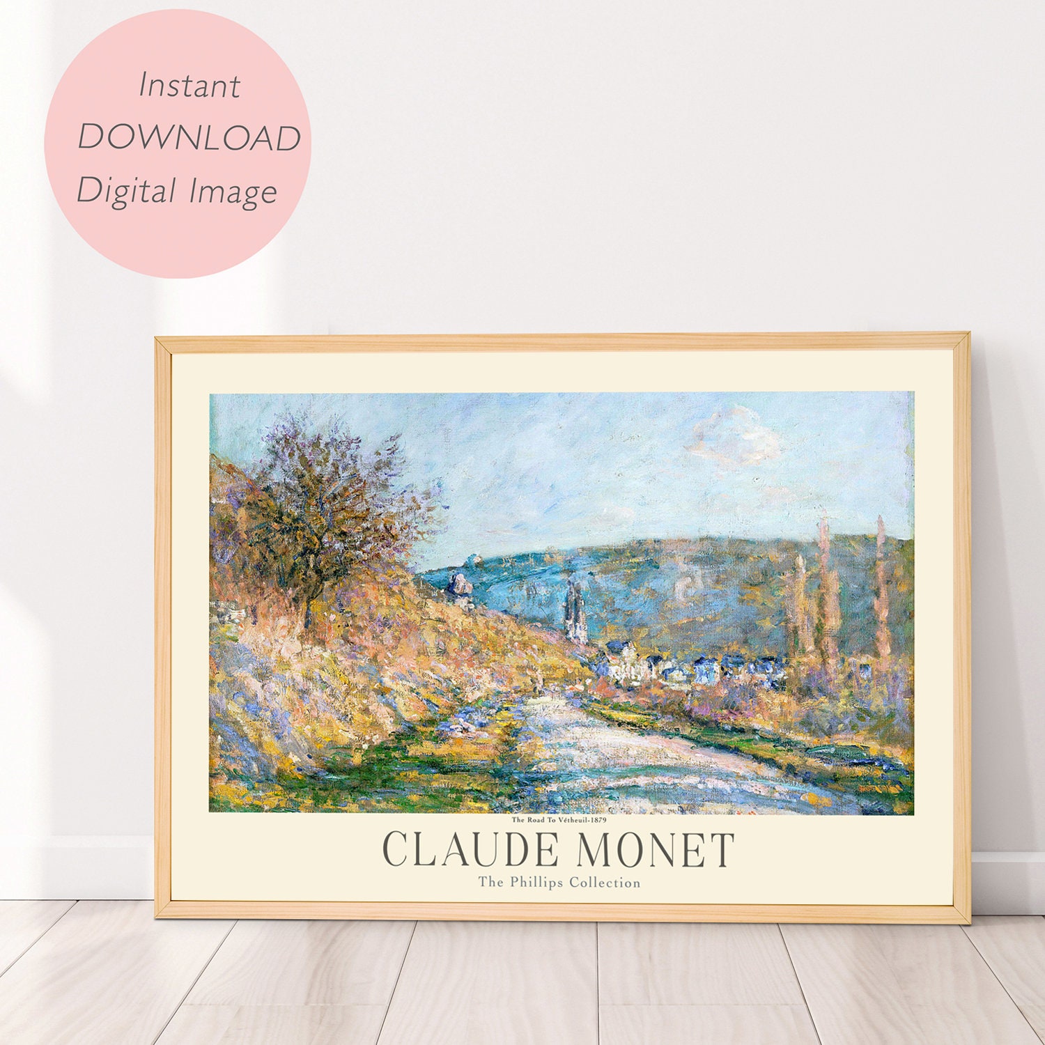 Digital Print, Claude Monet Art, Printable Wall Art, Claude Monet ...