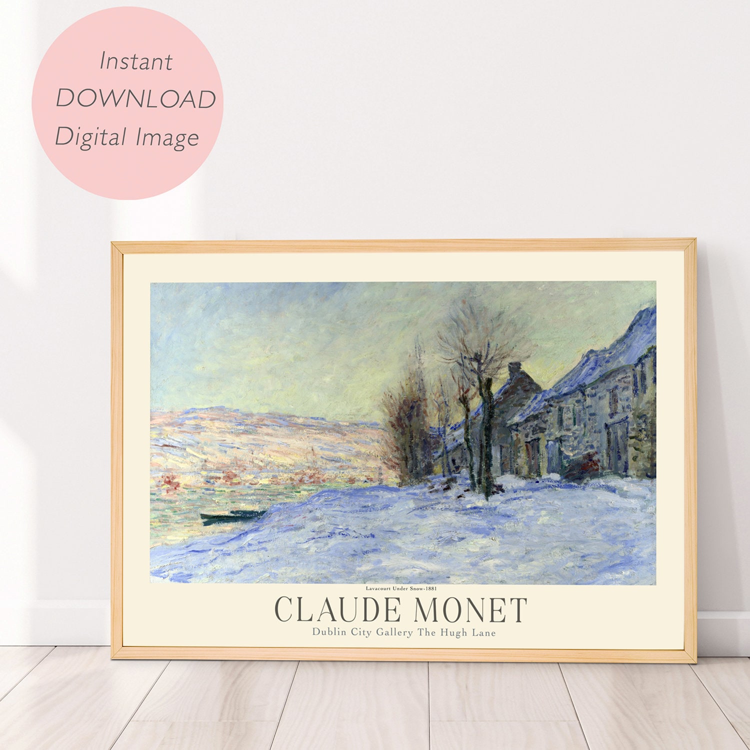Digital Print, Claude Monet Art, Printable Wall Art, Claude Monet ...
