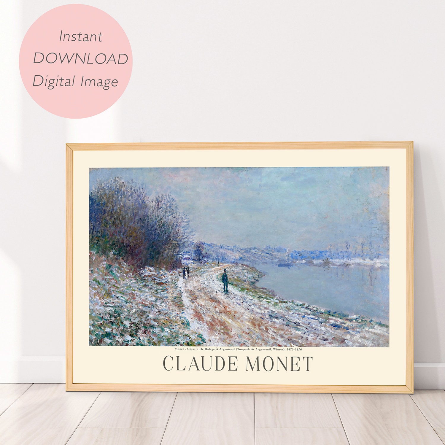 Digital Print, Claude Monet Art, Printable Wall Art, Claude Monet ...