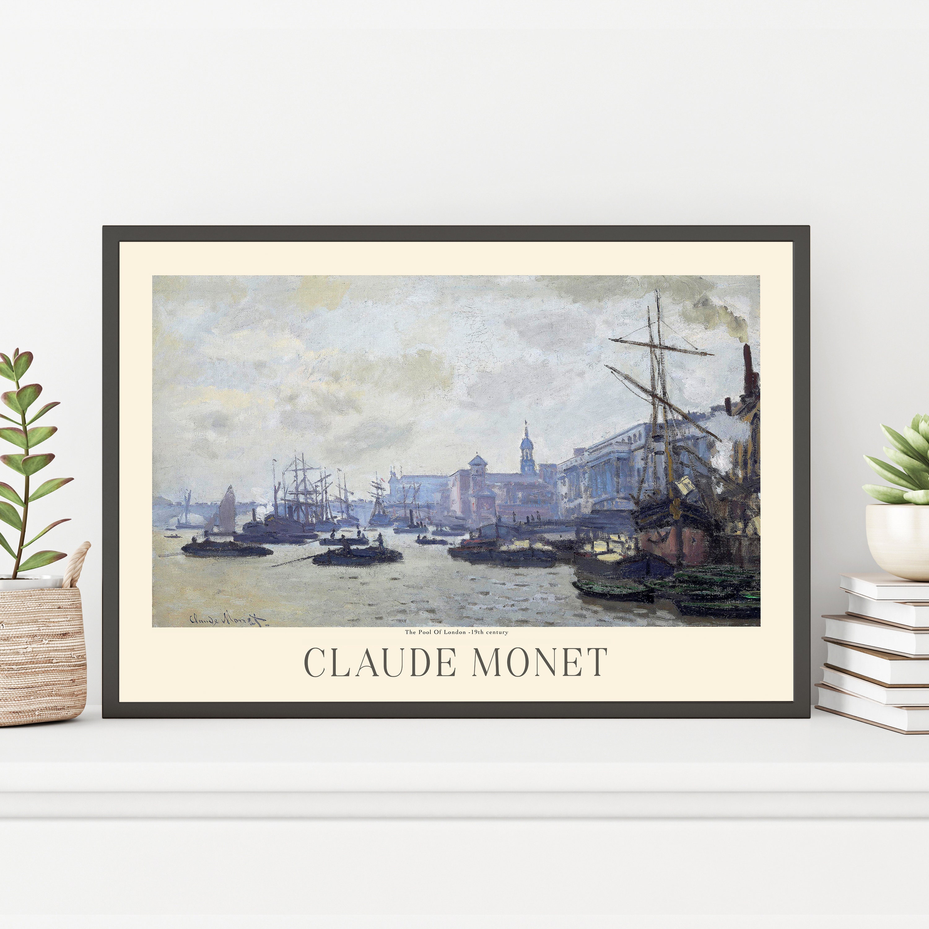 Digital Print, Claude Monet Art, Printable Wall Art, Claude Monet ...