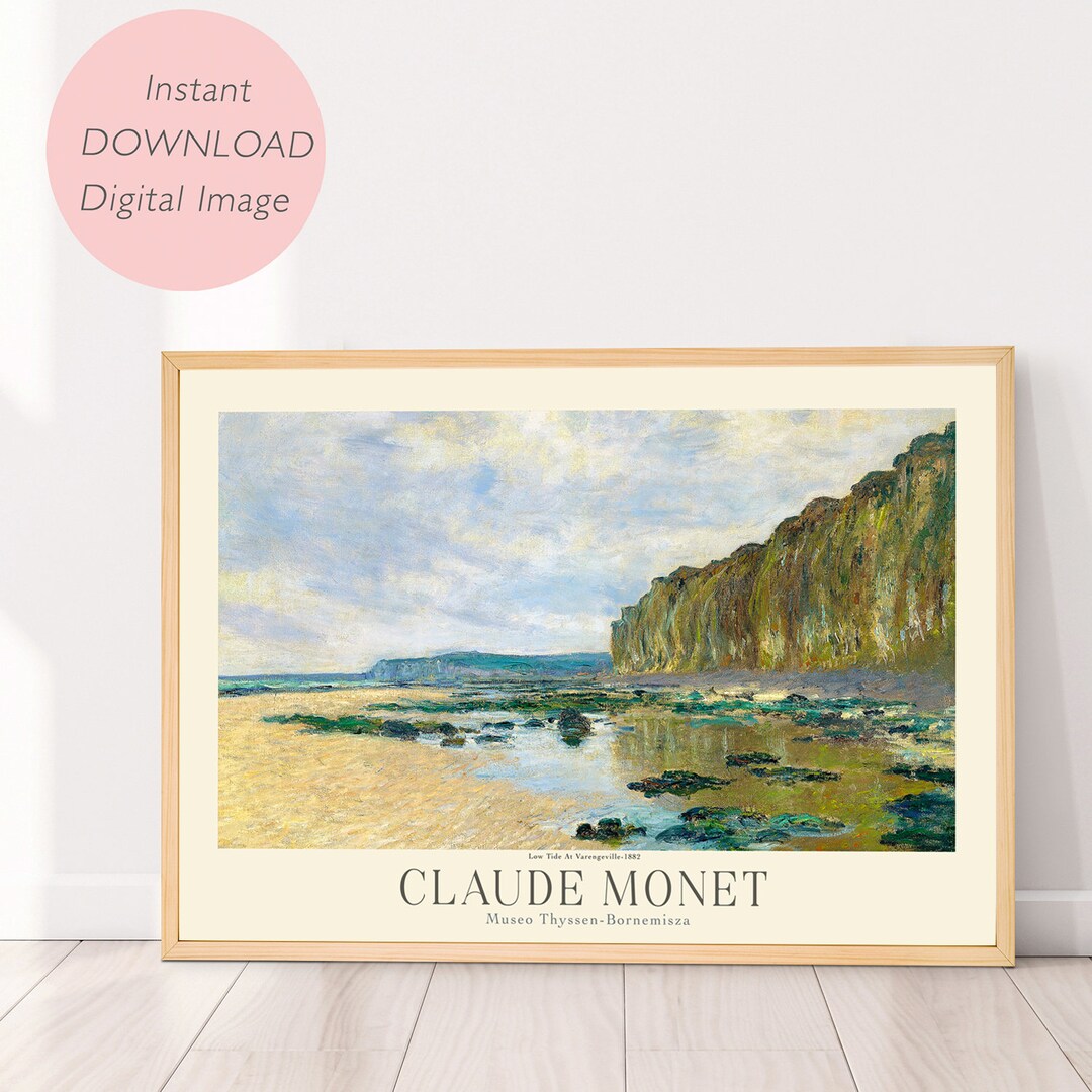 Digital Print, Claude Monet Art, Printable Wall Art, Claude Monet ...