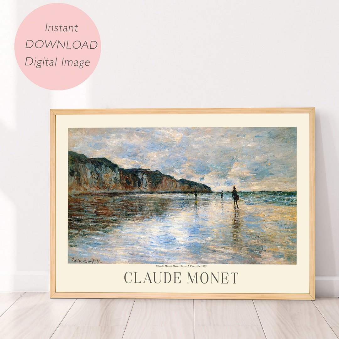 Digital Print, Claude Monet Art, Printable Wall Art, Claude Monet ...