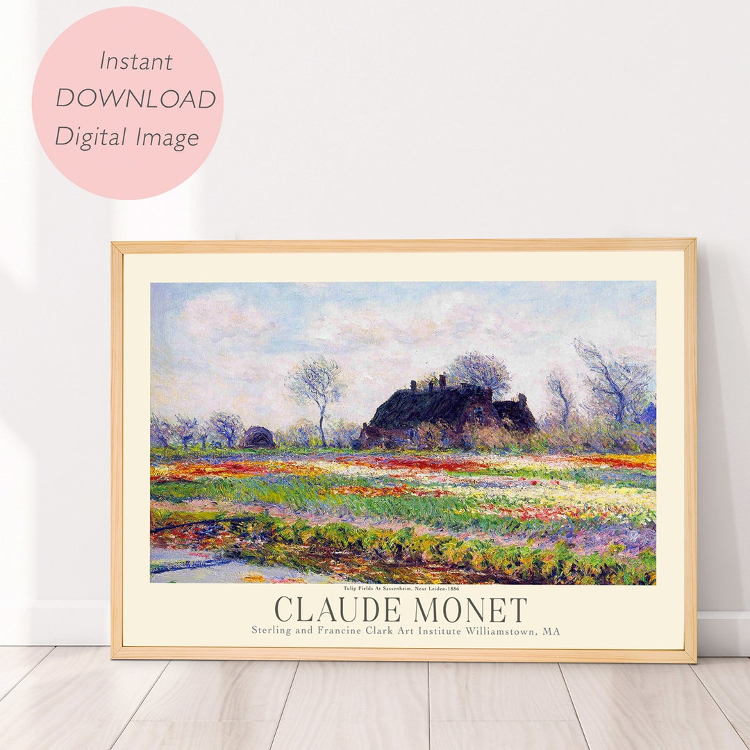 Digital Print, Claude Monet Art, Printable Wall Art, Claude Monet ...