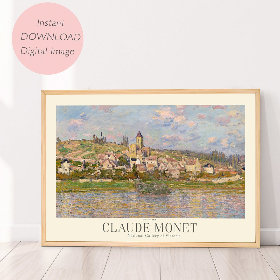 Digital Print, Claude Monet Art, Printable Wall Art, Claude Monet ...