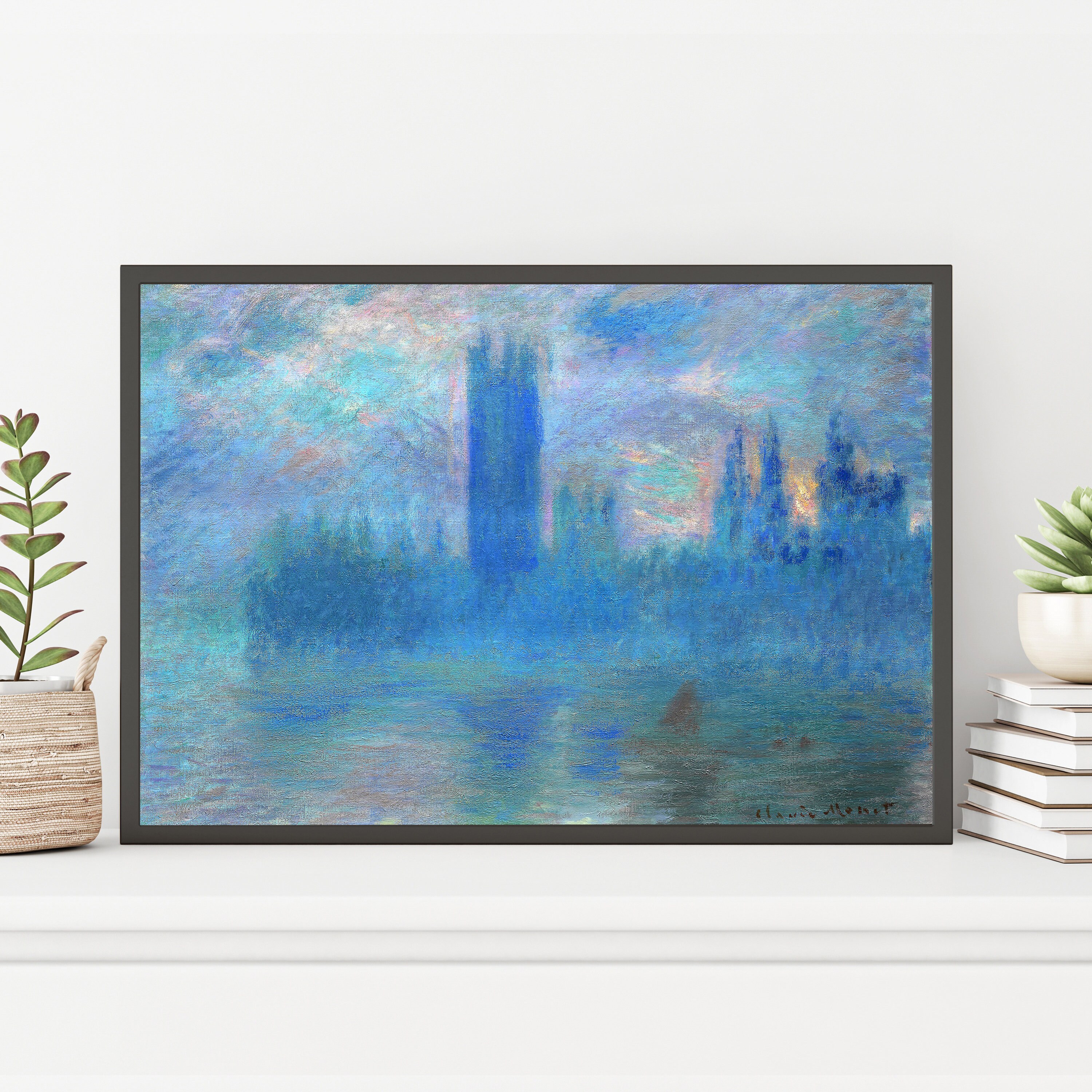 Digital Print, Claude Monet Art, Printable Wall Art, Claude Monet ...