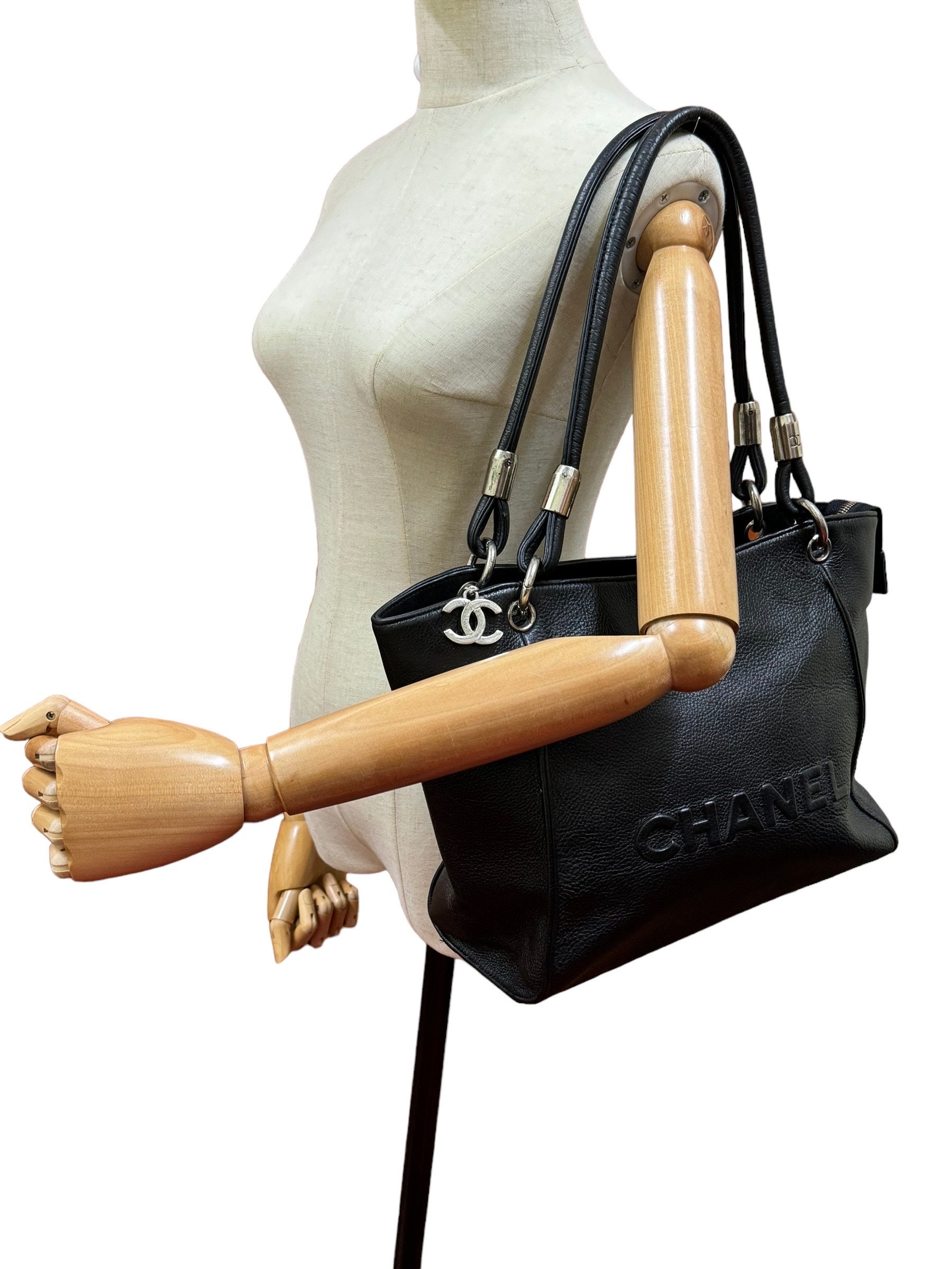 Chanel Lamb Skin Shoulder Script Bag - Etsy