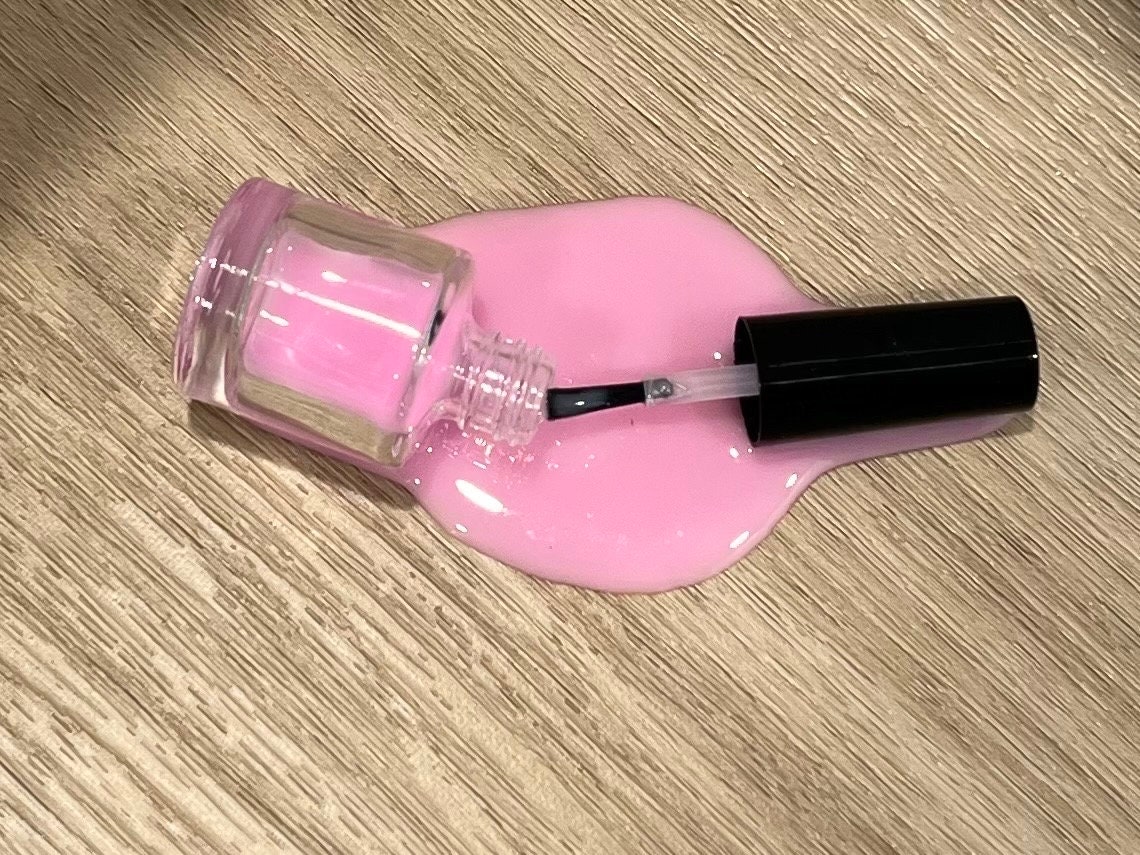 Spilled Nail Polish Prank in Pink - Etsy