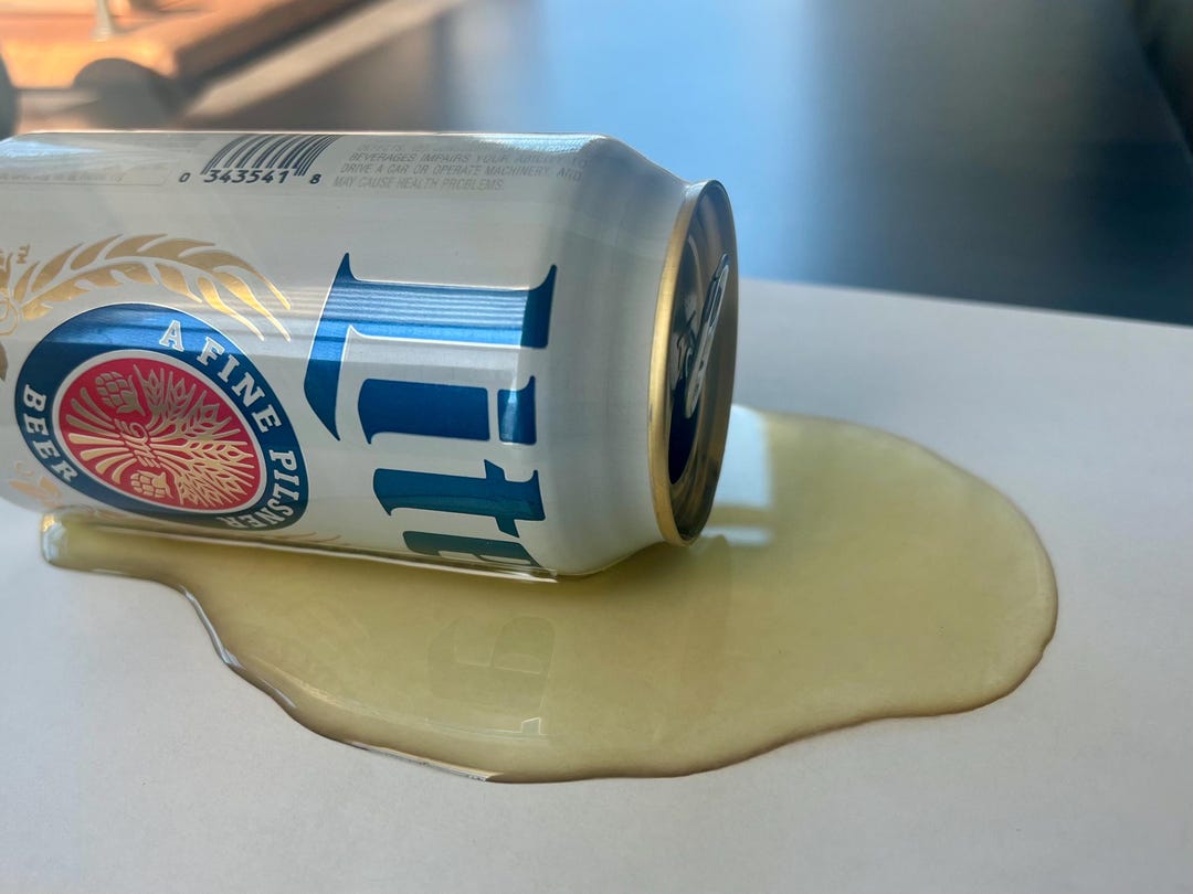 Miller Light Beer Can Spill - Etsy