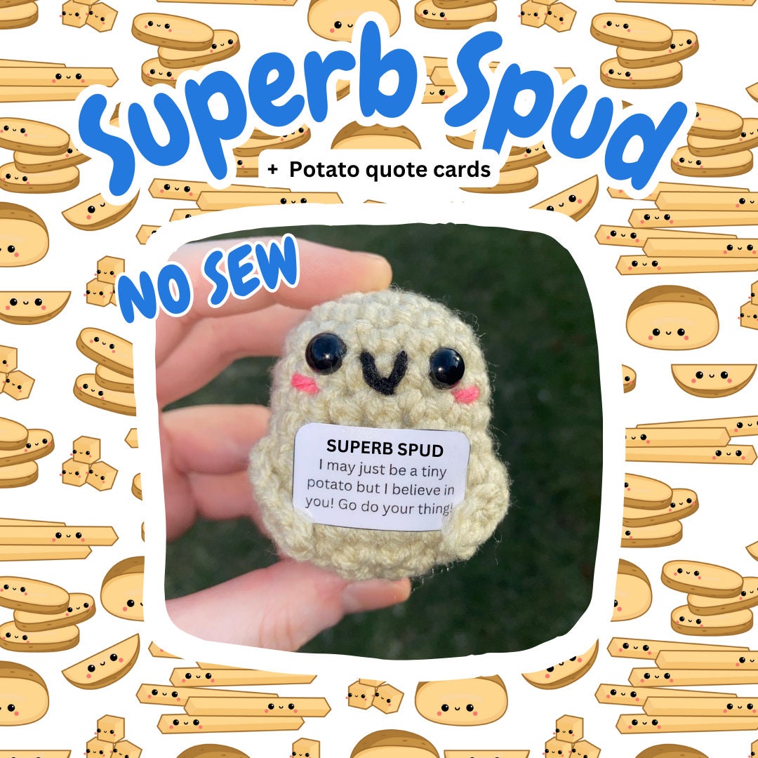 NO SEW Superb Spud Crochet Pattern - Instant Download PDF + Quote ...