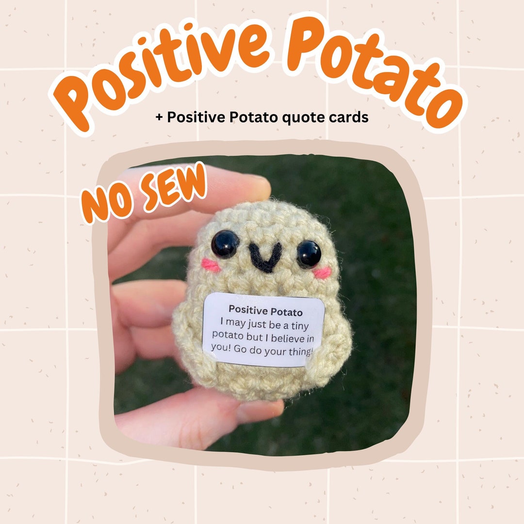 NO SEW Positive Potato Crochet Pattern With 4x Options of - Etsy