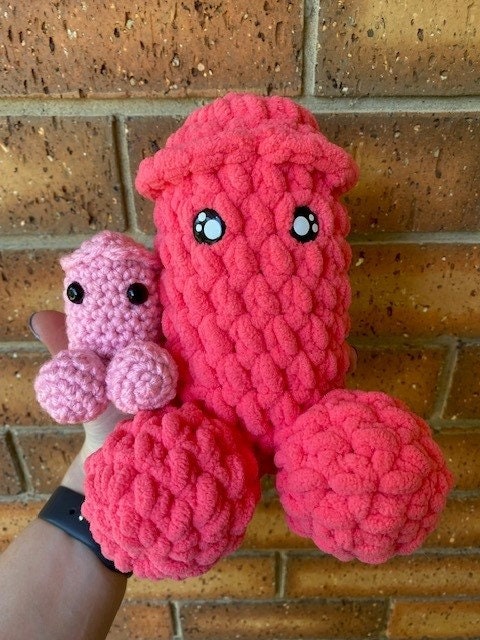 Tiny Peen Crochet Pattern, Low Sew Amigurumi (PDF Pattern) - Etsy