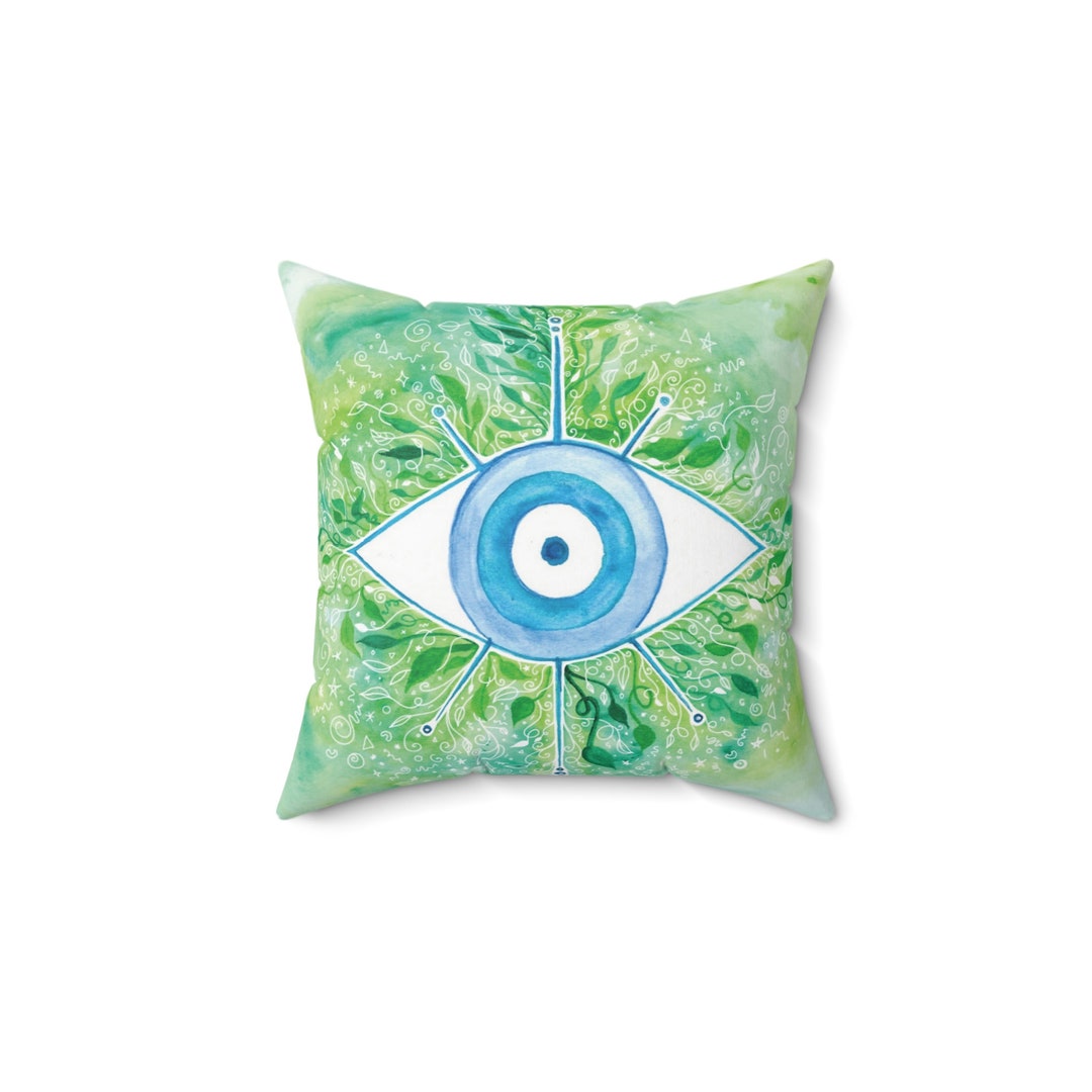 Spun Polyester Square Pillow "eye" - Etsy