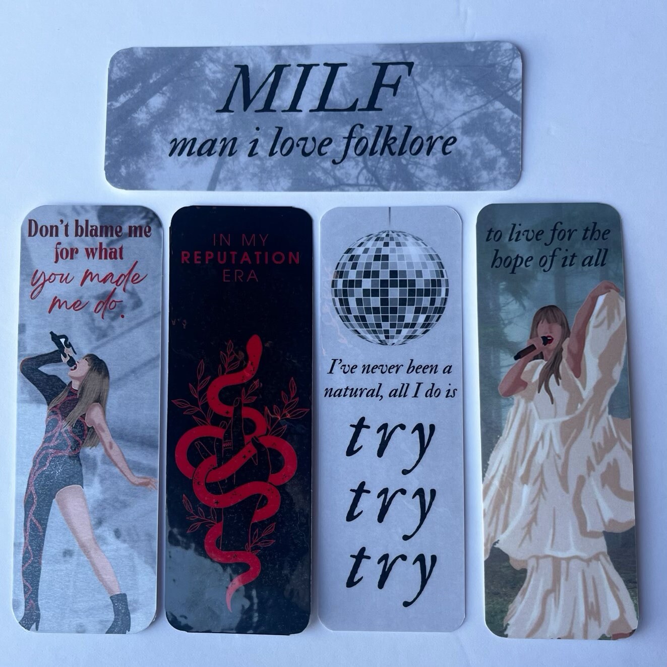 Taylor Bookmarks - taylor version - The Eras Tour - Midnights - Book ...