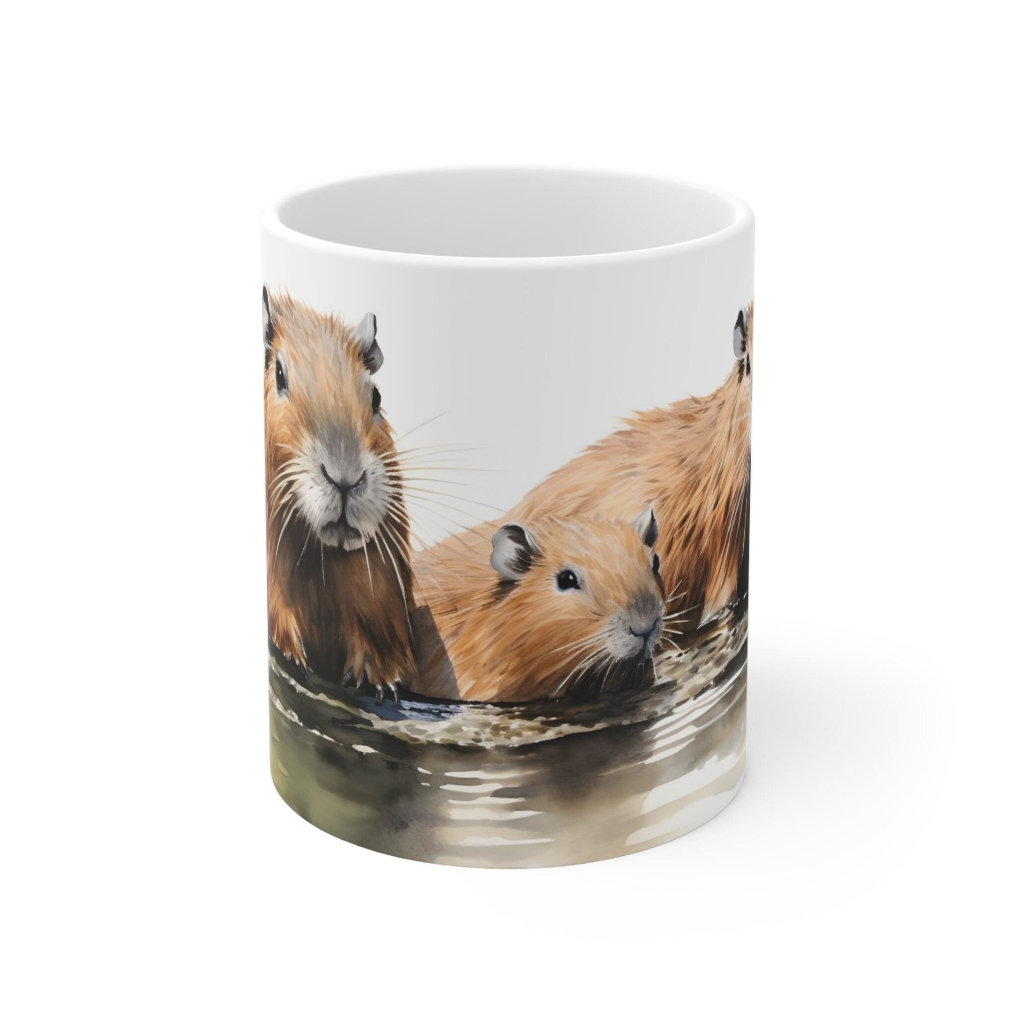 Adorable Capybara Mug: Enjoy Your Coffee With Cute Capybaras Design ...