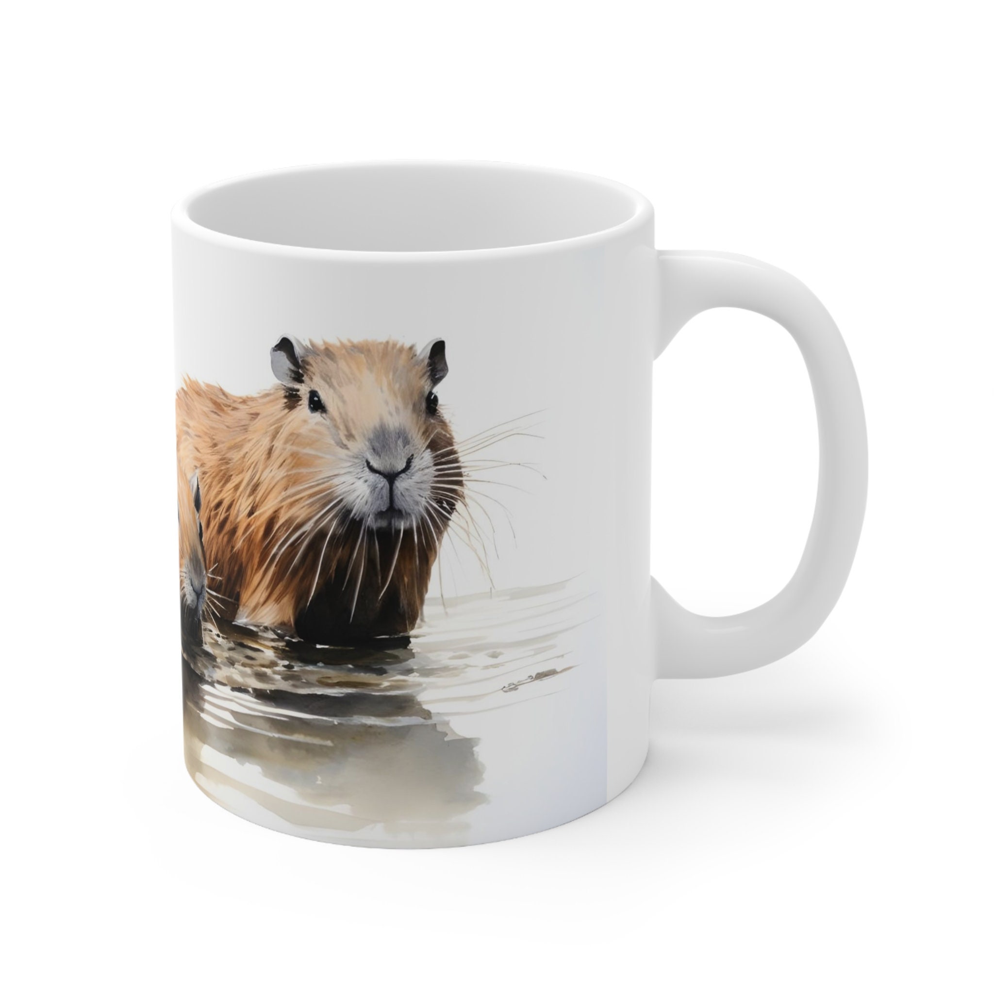 Adorable Capybara Mug: Enjoy Your Coffee With Cute Capybaras Design ...