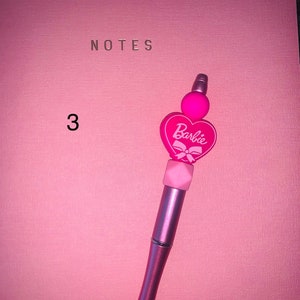 Barbie Inspired Beaded Focal Pens - Etsy