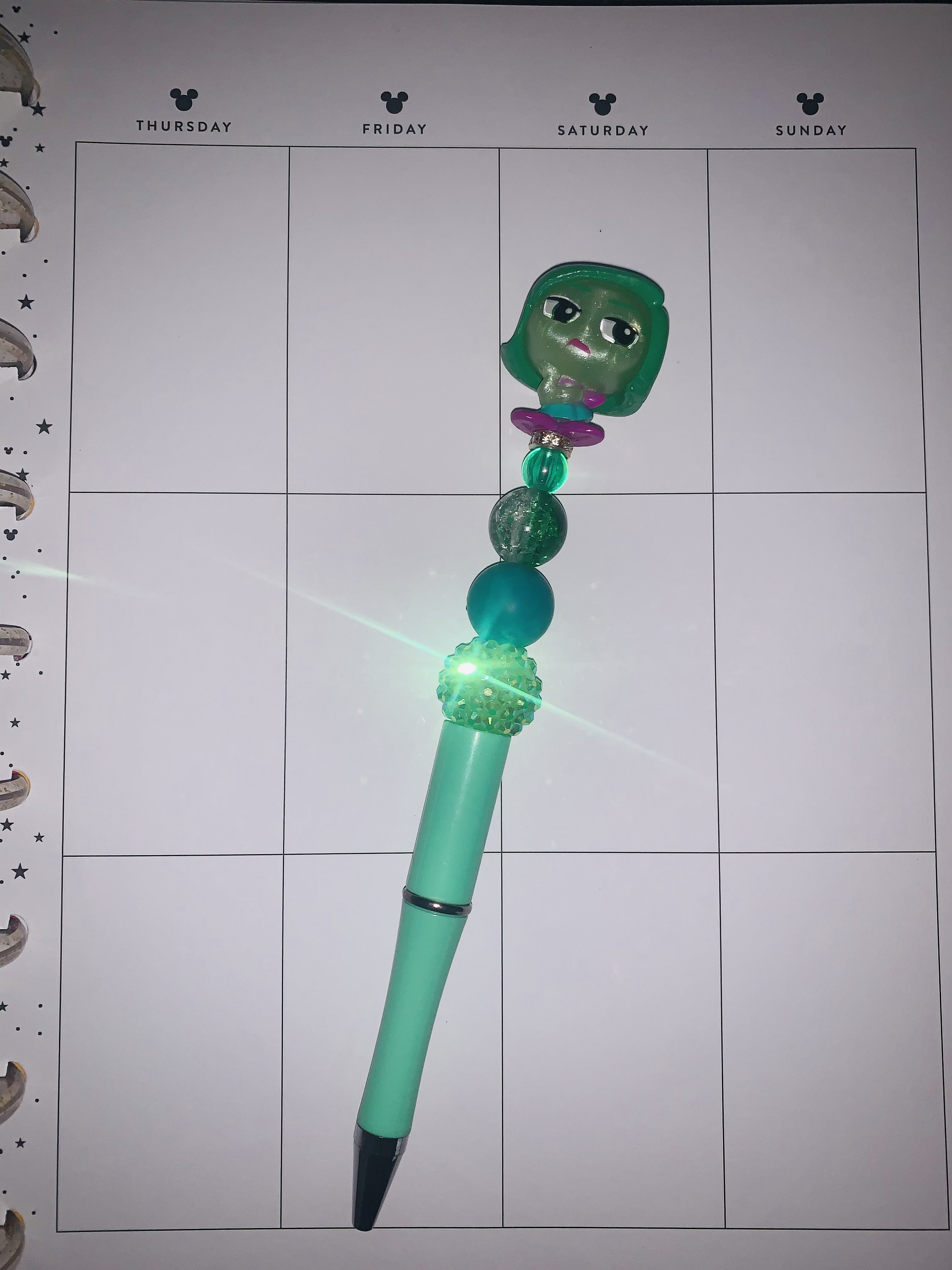 PIXAR Inside Out Inspired Pens W/ Disney Doorable - Etsy